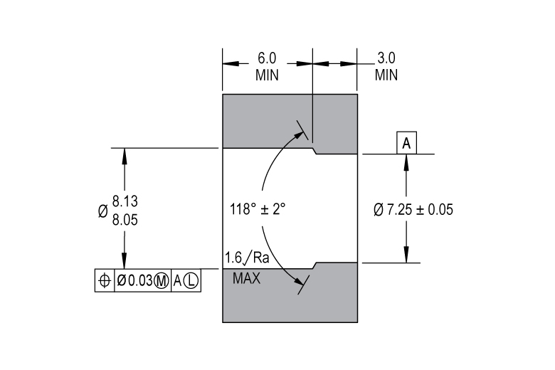 8 mm Insert Single-Orifice Restrictor for Liquids | The Lee Co